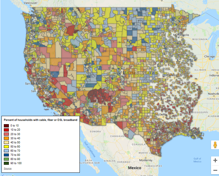 A map of areas in MN without Internet access | Blandin on Broadband
