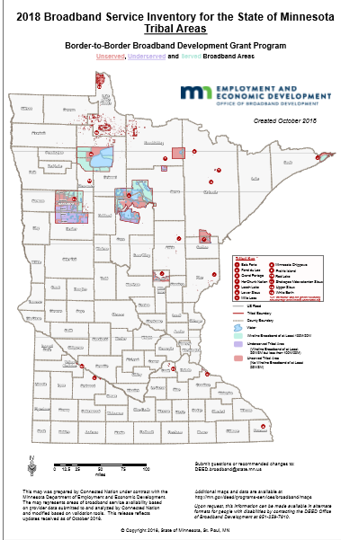 Broadband rates and maps for Minnesota tribal areas – now available ...