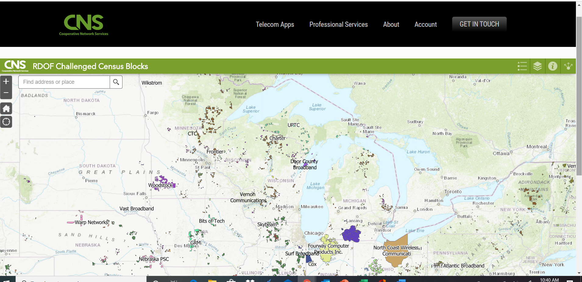 CNS shares RDOF Challenged Census blocks | Blandin on Broadband