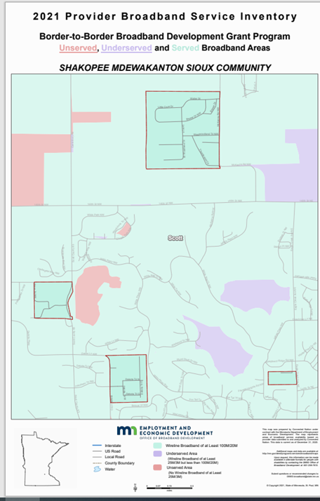 MN Tribal broadband maps are out – compare 2019 to 2020 coverage ...