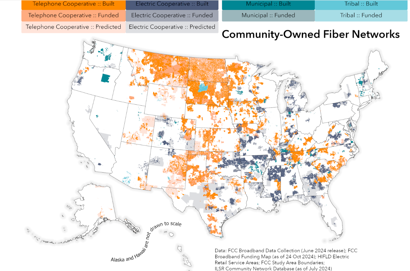 ILSR Unveils Community Networks Predictive Map | Blandin on Broadband